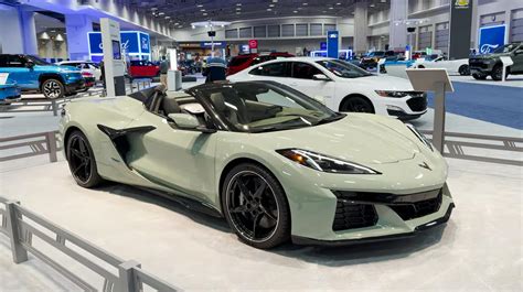 [video] Cacti Green 2024 Corvette E Ray Hits The Auto Show Circuit