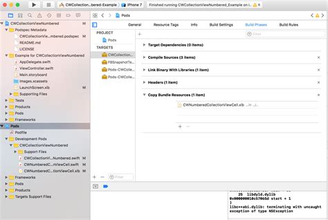Ios Could Not Load Nib In Bundle Cocoa Pod Project Stack Overflow