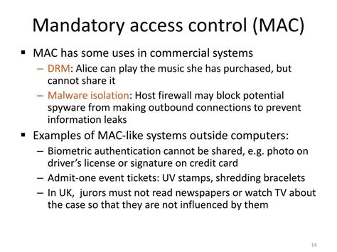 Mandatory Access Control Mac Example At Dean Rice Blog