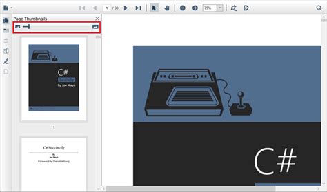 Thumbnail Navigation In Wpf Pdf Viewer Control Syncfusion