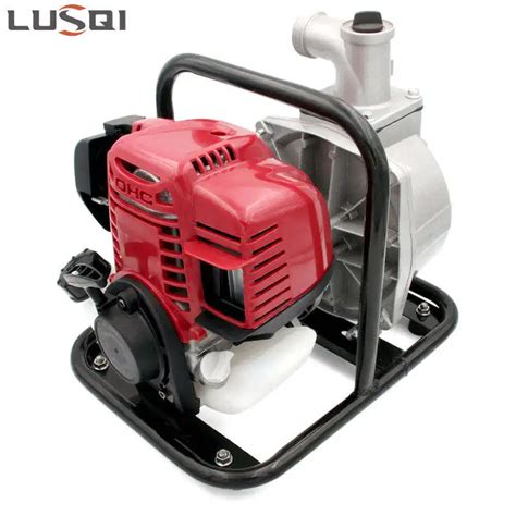 Lusqi Gx35 가솔린 소형 워터 펌프 1 4 스트로크 단일 실린더 가솔린 엔진 필드 관개 정원 급수 358cc12hp