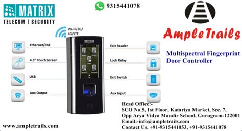 Cosec Door Fmx Lumidigm Biometric Fingerprint Scanner