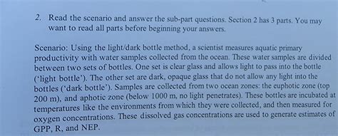 Solved How Will Gpp R And Nep Differ Between These Samples