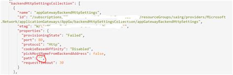 Application Gateway Is In A Failed State