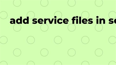 Solved Add Service Files In Setuppy Ros2 In Python Sourcetrail