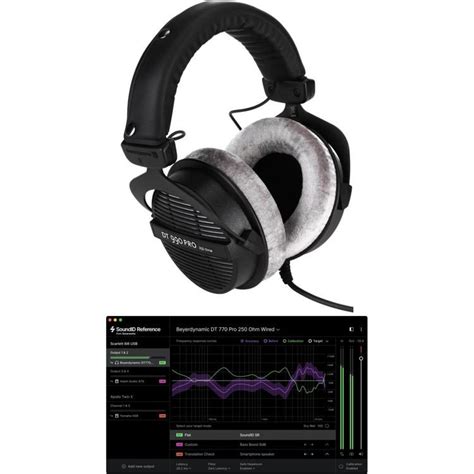 Beyerdynamic Dt 990 Pro 250 Ohm Open Back Headphones With Calibration Software Sweetwater