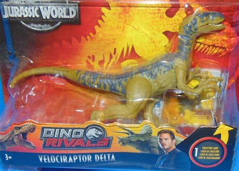Jurassic World Velociraptor Delta Sealed 4 1 4 Figure Dino Rivals