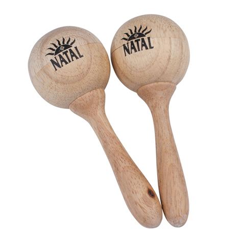Natal Wood Maracas Mini Pair Gear4music