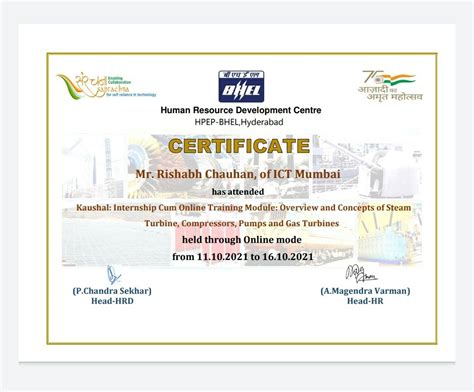 Internship Design Experience Rishabh Chauhan