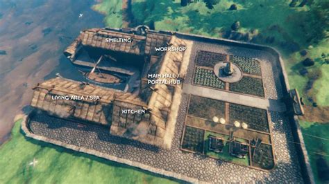 Pin By Mathilde P Lalo On Valheim Castle Layout Viking House Ark