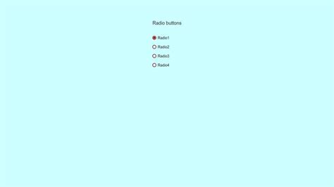 bootstrap radio buttons