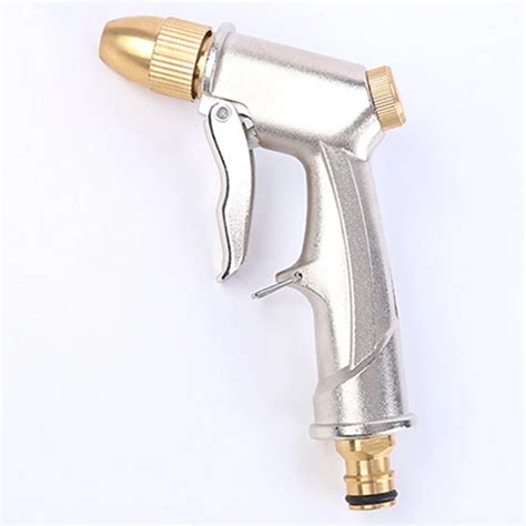 고압 물 스프레이 건 세차 모든 금속 도금 정원 호스 파이프 잔디 조정 가능한 모드 스프레이 정원 관개 Aliexpress