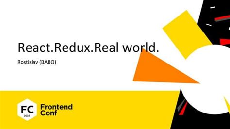 react redux real world ppt