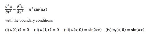 Solved Please Help In Solving This For U X T Defined On The Chegg
