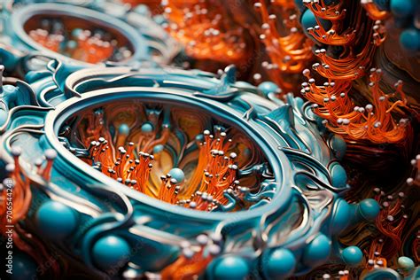 Microscopic Exploration Captures Essence Of Biological Tissues And Cells Abstract Beauty Of