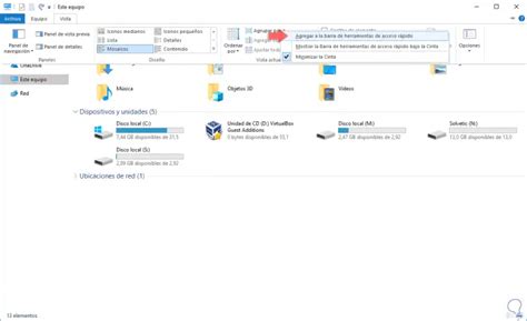Customize Windows 10 File Explorer Toolbar