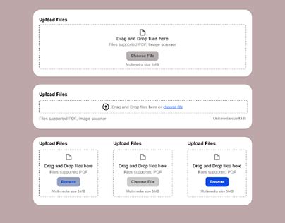 File Upload Page Projects Photos Videos Logos Illustrations And Branding On Behance