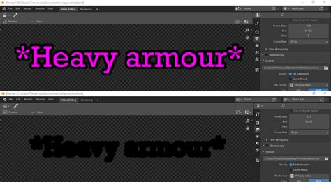 Video Sequence Editor Outlined Text Strips Animation And Rigging Blender Artists Community