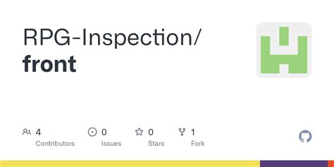 Github Rpg Inspectionfront