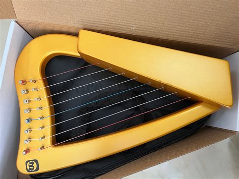Walter T Small Harp Mini 8 String Handheld Celtic Harp Instrument Pures Music