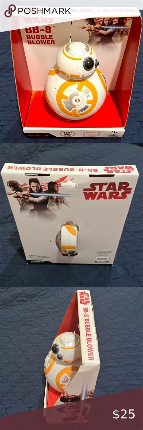 Bb8 Bubble Blower Disney Parks New Star Wars Bb 8 Bubble Blower Lights Sounds New Star Wars