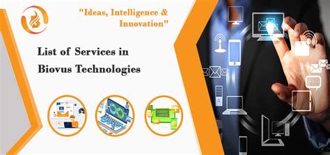 Services Provided By Biovus Technologies