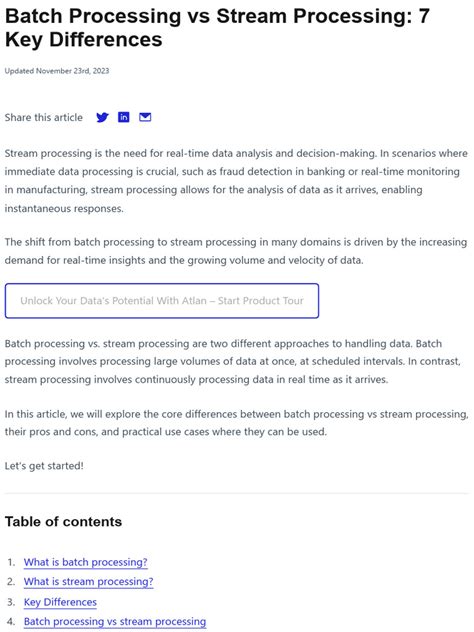 Batch Processing Vs Stream Processing Pdf Big Data Apache Hadoop
