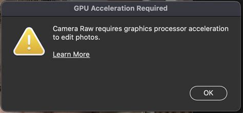 solved new update with camera raw disabling gpu adobe product