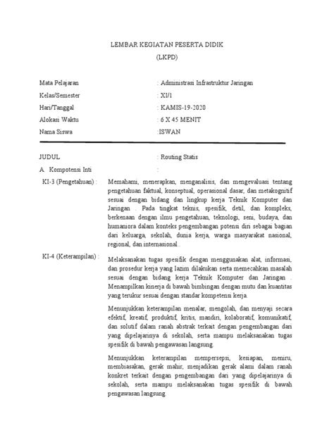 Tugas Routing Statis Pdf