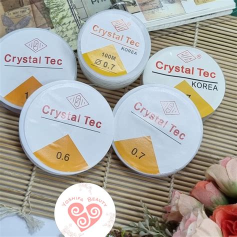 Jual Tali Senar Elastis 06 07 10mm Tali Karet Gelang Elastis Korea Super Kuat Bahan