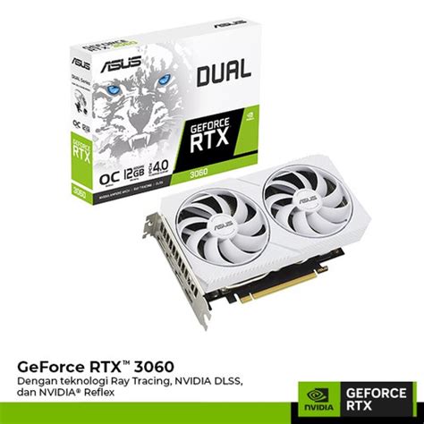 Jual Vga Card Asus Dual Geforce Rtx White Oc Edition Gb Gddr Kota Surabaya Inside Com