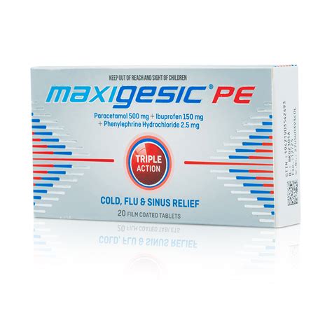 Maxigesic® Pe Cold Flu And Sinus Relief