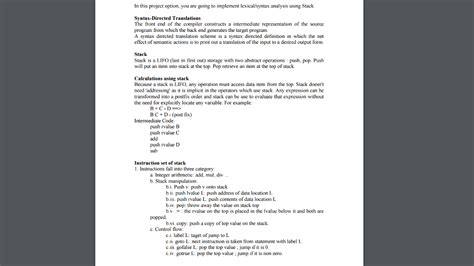 Solved In This Project Option You Are Going To Implement