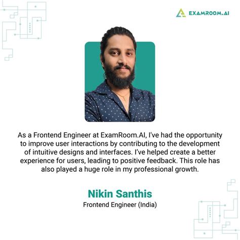 examroom ai® on linkedin testimonial examroom uideveloper