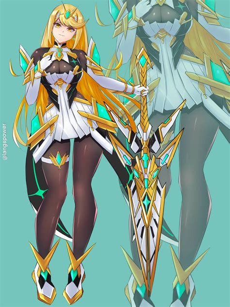 Mythra By Langspower On Deviantart