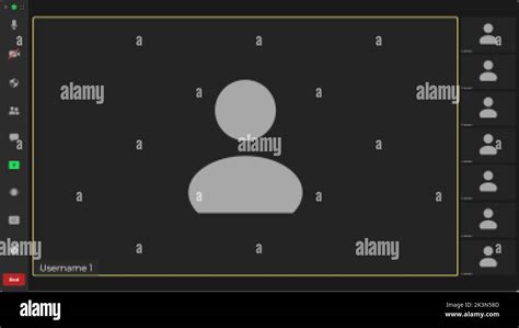 Video Conference User Interface Application For Social Communication