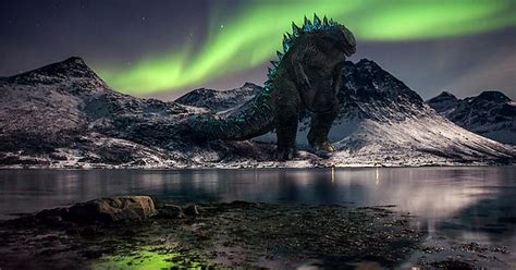 Godzilla Beneath The Aurora Borealis Album On Imgur