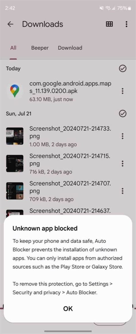 Samsung Phones Prevent Users From Sideloading By Default