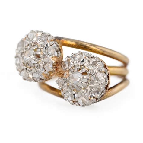 Bague Toi Et Moi Diamants Bague Or Déco