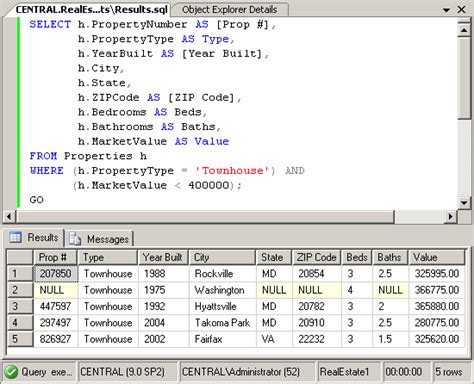SQL Server Lesson Operations On Data Analysis