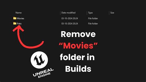 How To Hide Movies Folder In Unreal Engine Builds Youtube