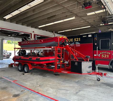Cayce Fire Department Has New Double Stack Boat Trailer For Emergencies