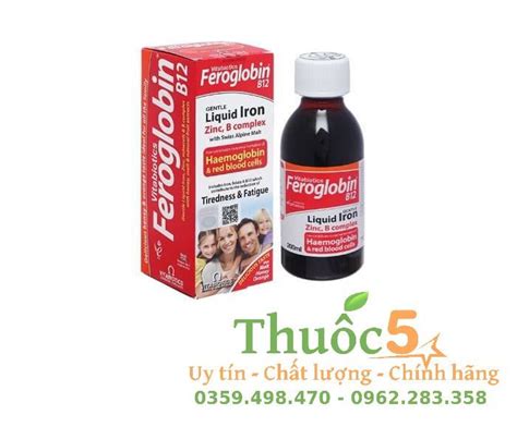 Feroglobin Liquid Bổ Sung Sắt Tái Tạo Hồng Cầu Dạng Chai 200ml