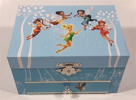 Enesco Disney Tinkerbell Fairies Wind Up Musical Jewelry Box With