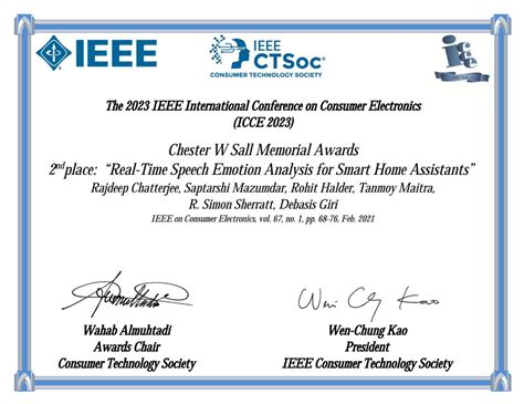 Rohit Halder On Linkedin Ieee Consumertechnology Awardwinners Innovation 12 Comments