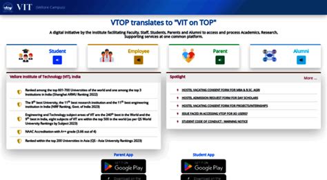 Vit Vellore Vtop Web Vit