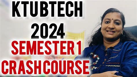 ktu btech s1 crash course youtube