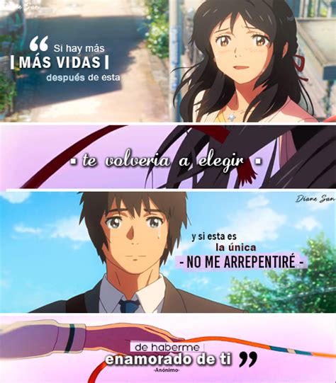 Kimi No Nawa Your Name Frases De Anime Mitsuha Your Name