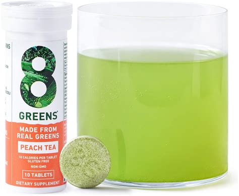 8 Daily Greens Fizzy Tablets Factory Direct Nutrition