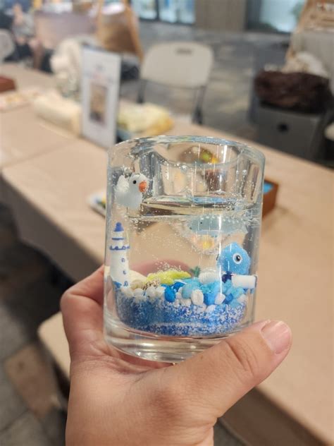 프롬프공방 캔들홀더만들기체험 아이파크몰고척점 플리마켓 네이버 블로그